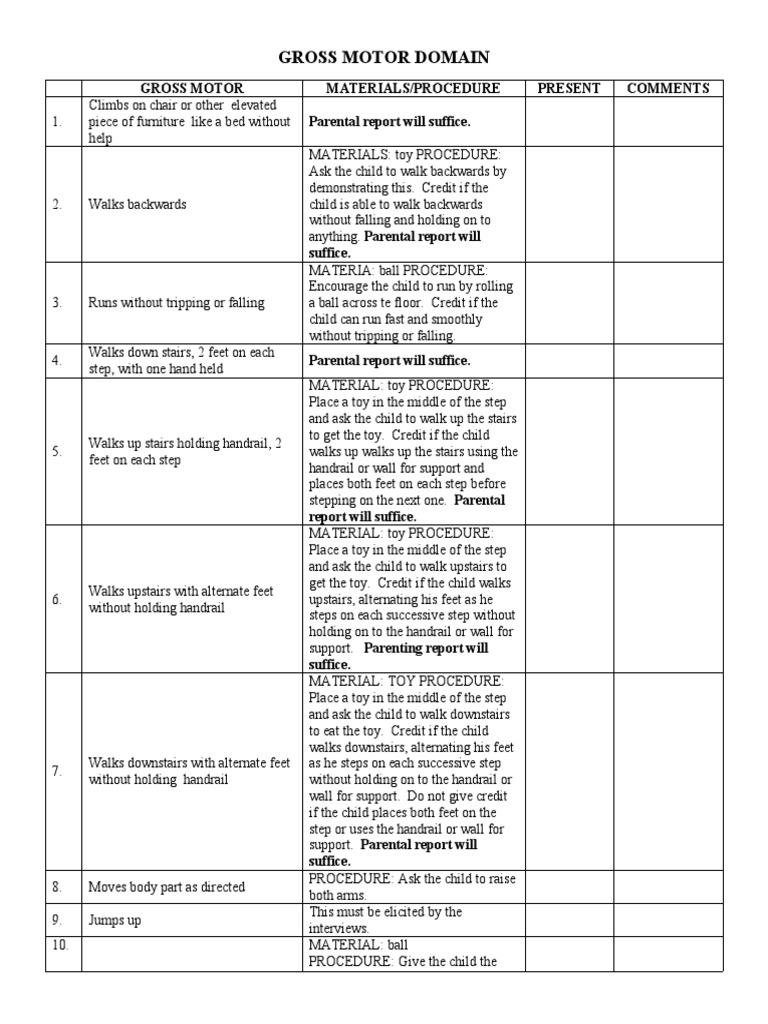 Eccd Checklist | PDF | Sibling | Shape