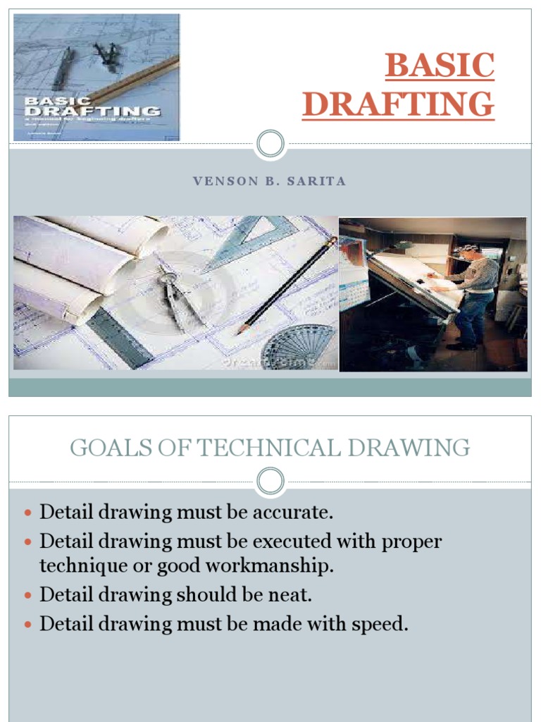 Basic Drafting: Venson B. Sarita | PDF | Technical Drawing | Drawing