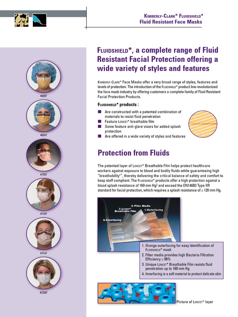 FluidShield FaceMasks | PDF | Expert | Filtration