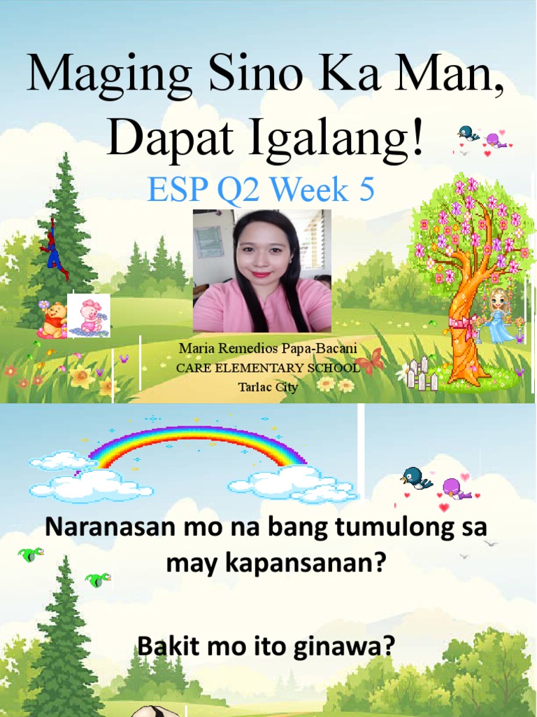 Grade 3 PPT - ESP - Q2 - W5 - Day 1 | PDF