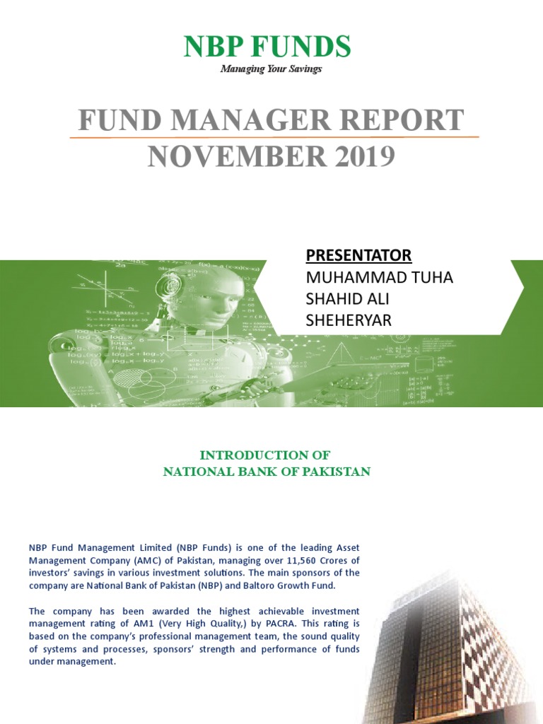Fund Manager Report November 2019: NBP Funds | PDF | Money Market ...
