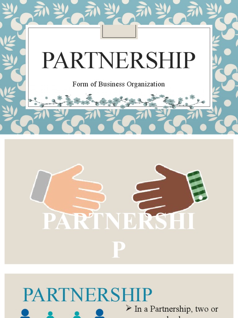Understanding Partnerships: A Comprehensive Overview of Partnership ...