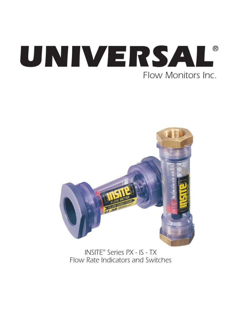 Universal: Flow Monitors Inc | PDF | Flow Measurement | Pipe (Fluid ...