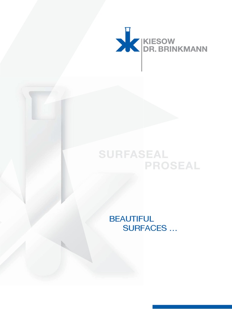 Proseal Surfaseal: Beautiful Surfaces | PDF | Chromium | Corrosion