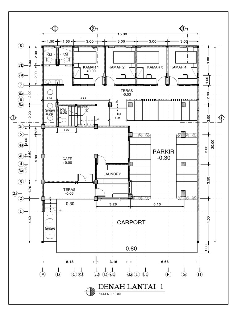 Laundry and Parking Layout Plan | PDF