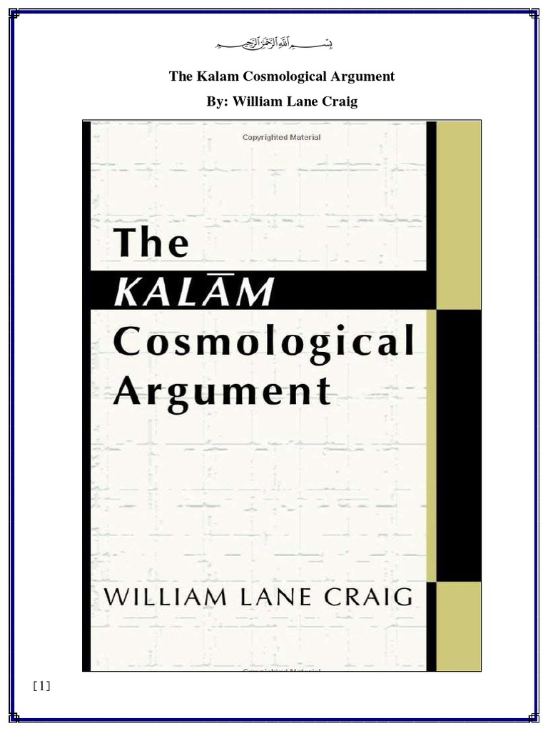 Kalam Cosmological PDF | PDF | Universe | Second Law Of Thermodynamics