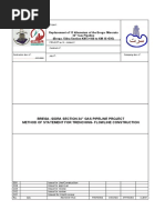 Thrust Boring Method Statement | PDF | Casing (Borehole) | Drilling