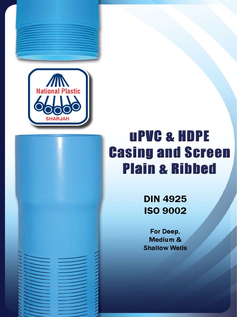DIN 4925 ISO 9002: For Deep, Medium & Shallow Wells | PDF | Groundwater ...