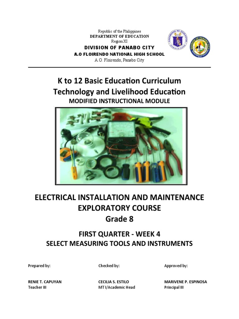 K To 12 Basic Education Curriculum Technology and Livelihood Education ...