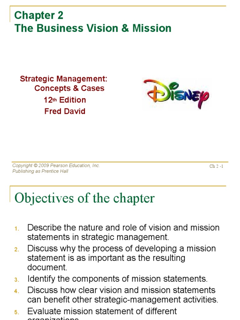 Chapter2 Vision And Mission Pdf Publishing Economies