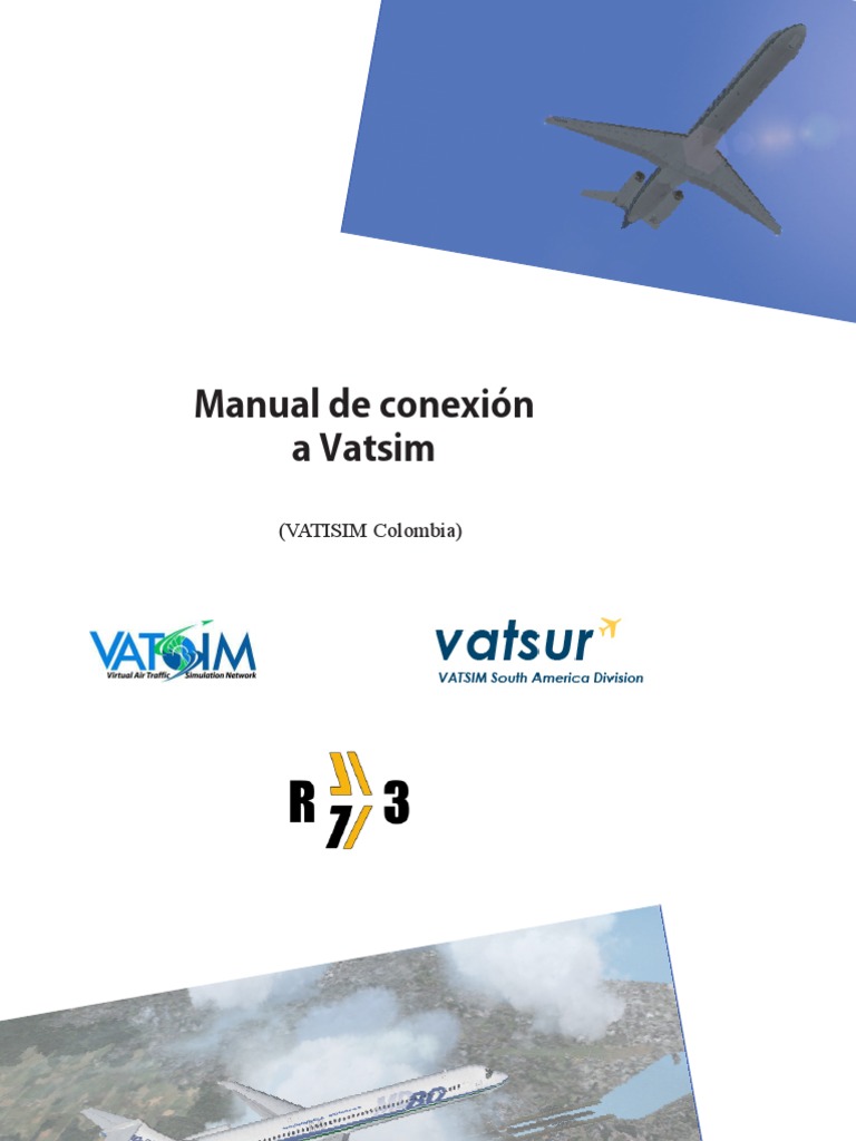 Guía de Conexión a VATSIM Colombia | PDF | Reglas de vuelo por instrumentos | Aeropuerto