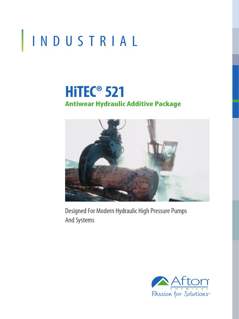 HiTEC 521 PDS | PDF | Viscosity | Liquids
