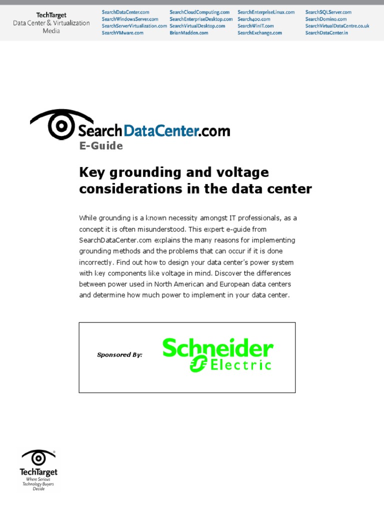SE Data Centers | PDF | Data Center | Ac Power Plugs And Sockets