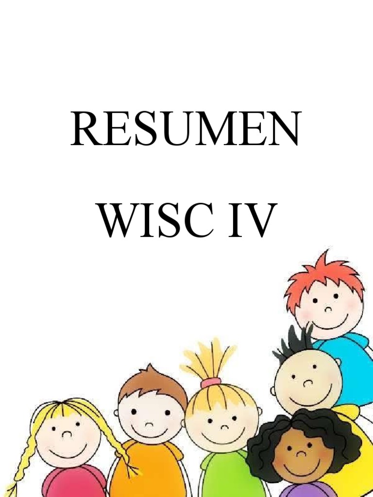 WISC IV. Cuadro Resumen | PDF | Memoria | Aprendizaje