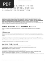 ISO 8501-3 P1, P2, P3 Grade Overview | PDF | Construction | Welding
