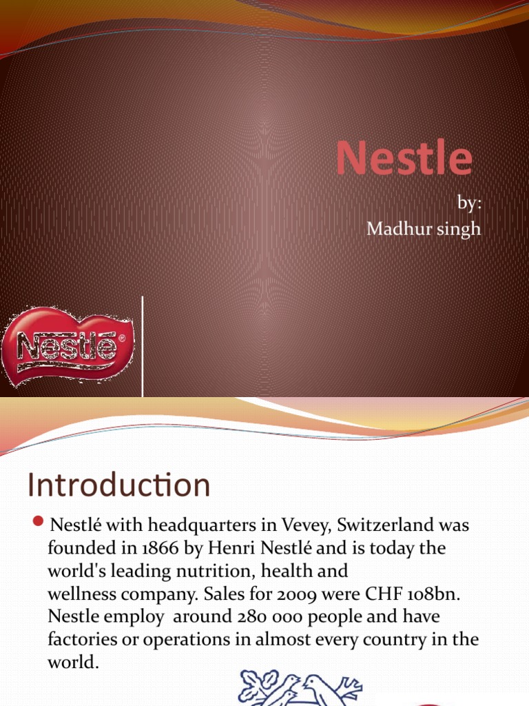 Nestle Presentation | PDF | Nestlé | Economies