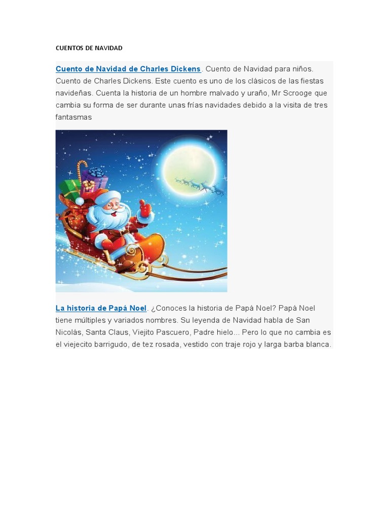 Cuentos de Navidad para Niños | PDF