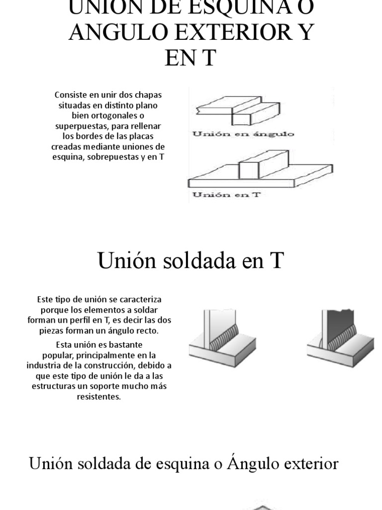 Unión Soldada en T | PDF