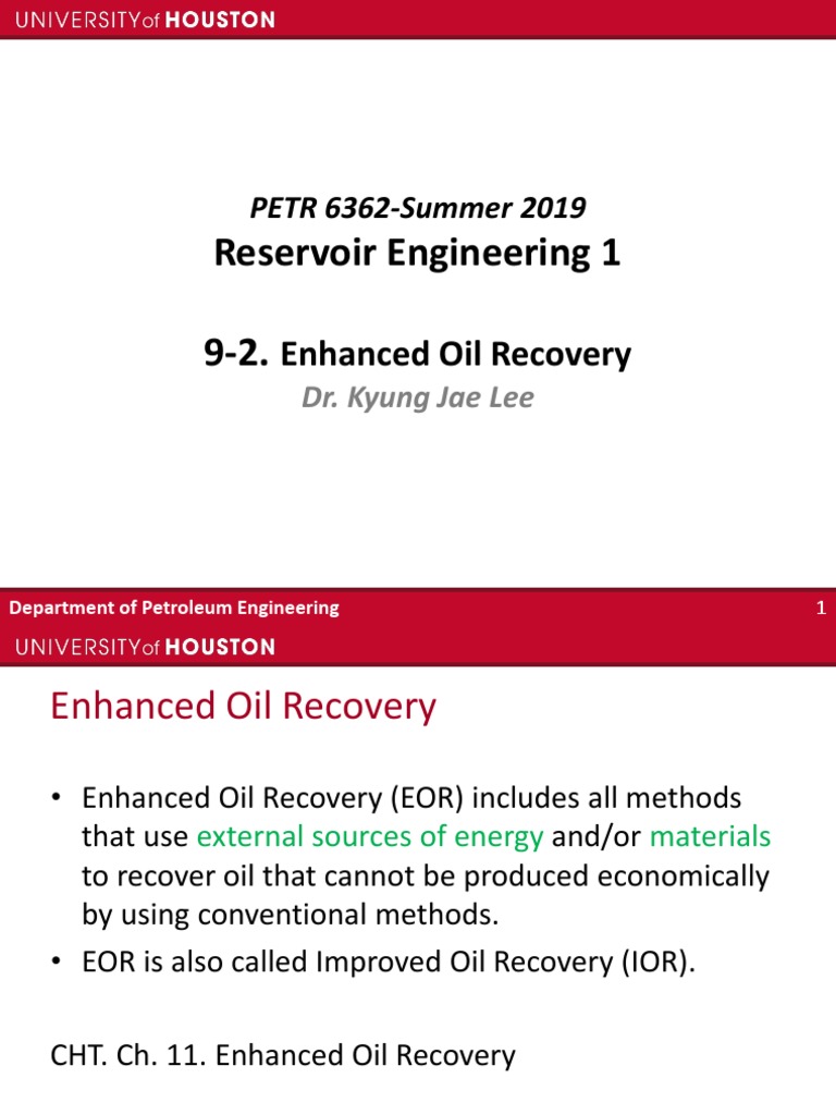 Enhanced Oil Recovery Techniques Overview | PDF | Enhanced Oil Recovery ...