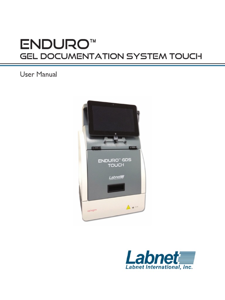 Enduro™: Gel Documentation System Touch | PDF | Ultraviolet | Microsoft ...