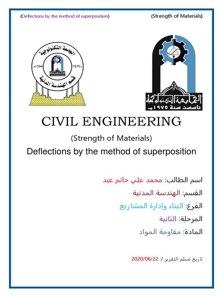 Deflections by The Method of Superposition PDF | PDF | Beam (Structure ...