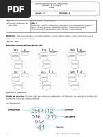 PRUEBA DE MATEMÁTICAS 4° Multiplicación | PDF | Multiplicación