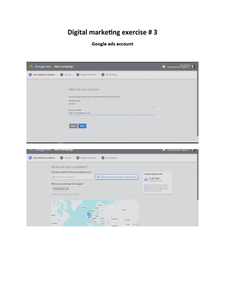 Digital Marketing Exercise - 3 | PDF