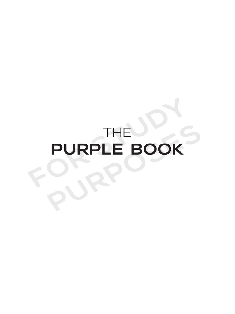 04-The-Purple-Book-For-Study-Purposes-Chapter 1 | PDF | Adam And Eve ...