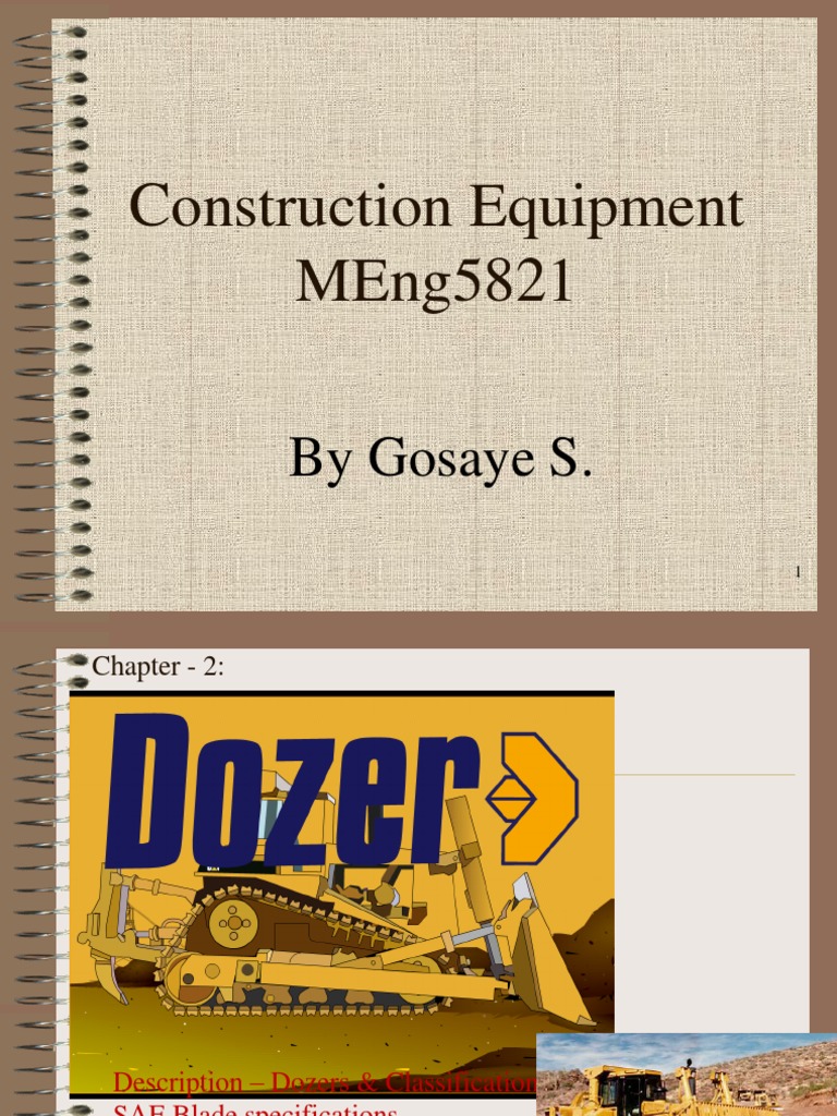 Chapter 2 Dozer | PDF | Tractor | Transmission (Mechanics)