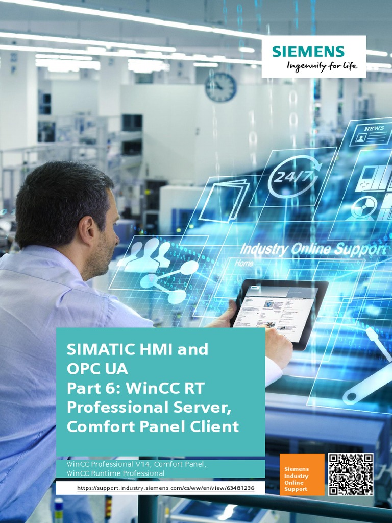 Simatic Hmi and Opc Ua Part 6: Wincc RT Professional Server, Comfort Panel Client | PDF ...