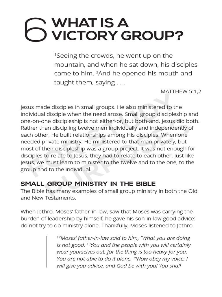 07-Making-Disciples-2020-For-Study-Purposes-Chapter 6 | PDF | Disciple ...