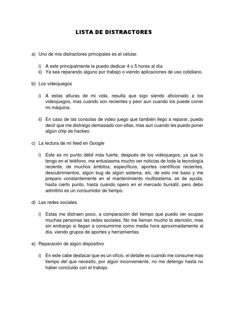 Ejemplos de Distractores Comunes | PDF | Videojuegos | Informática