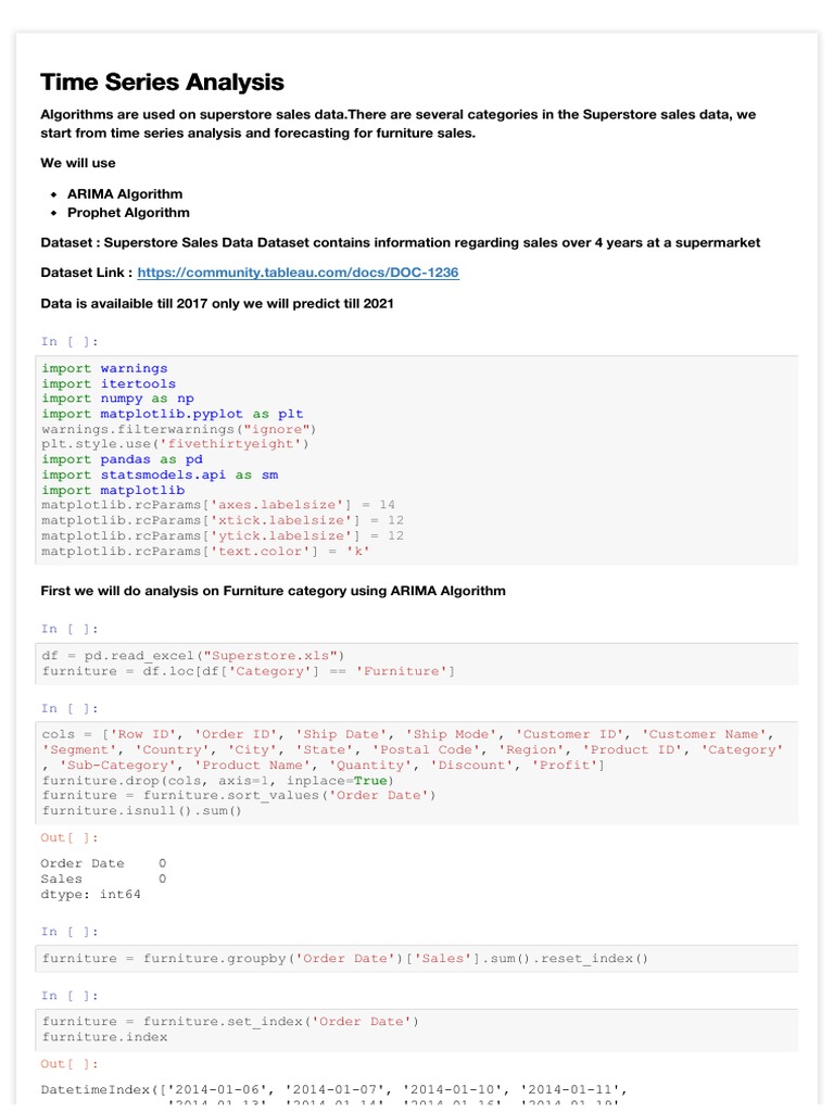 Time Series Analysis Time Series Analysis | PDF | Time Series ...