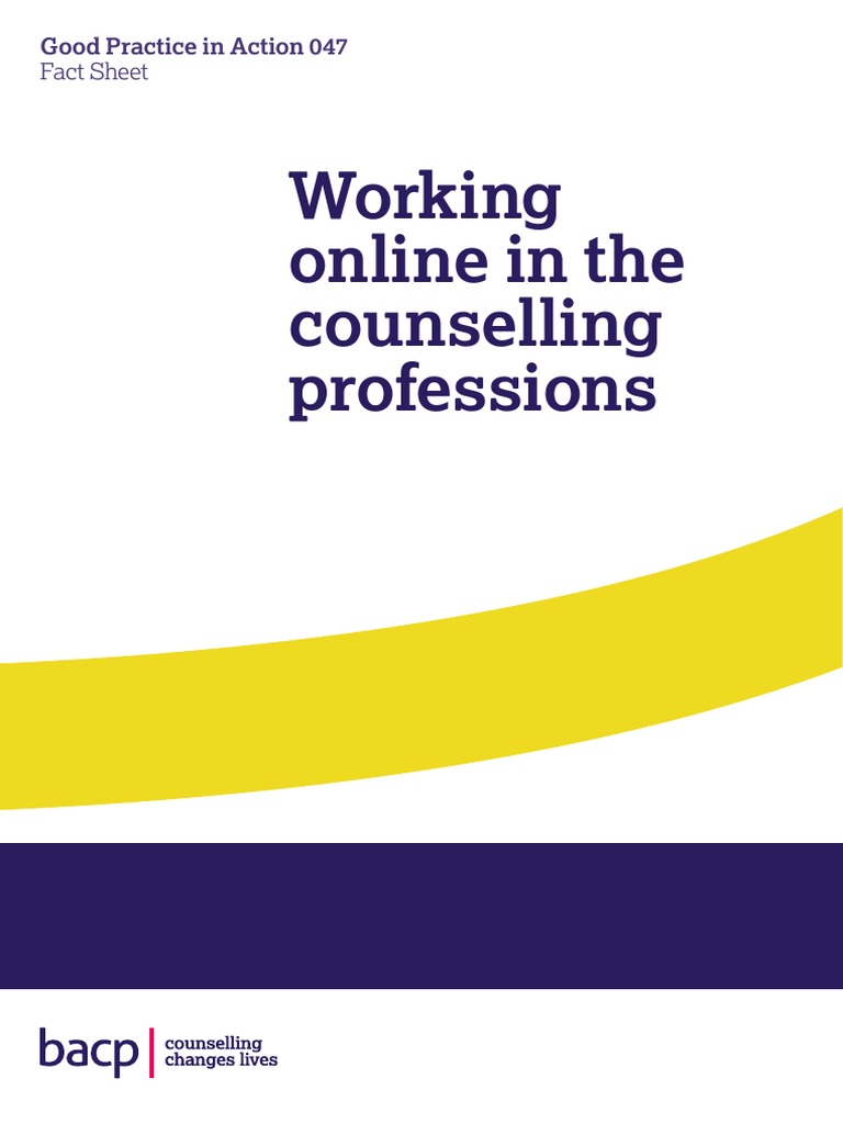 Bacp Working Online Supplementary Guidance Gpia047 | PDF | Privacy ...