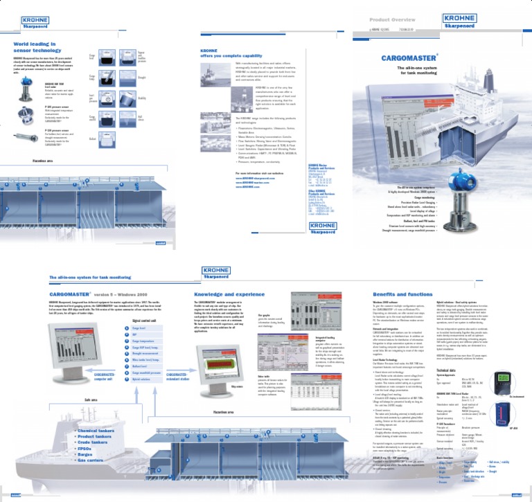 Cargomaster: World Leading in Sensor Technology | PDF | Manufactured ...