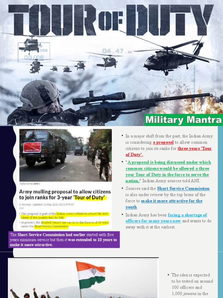 Tour of Duty | PDF | Conscription | Military