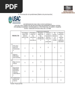 Matriz de Priorizacion de Problemas | PDF | Matriz (Matemáticas) | Aprendizaje