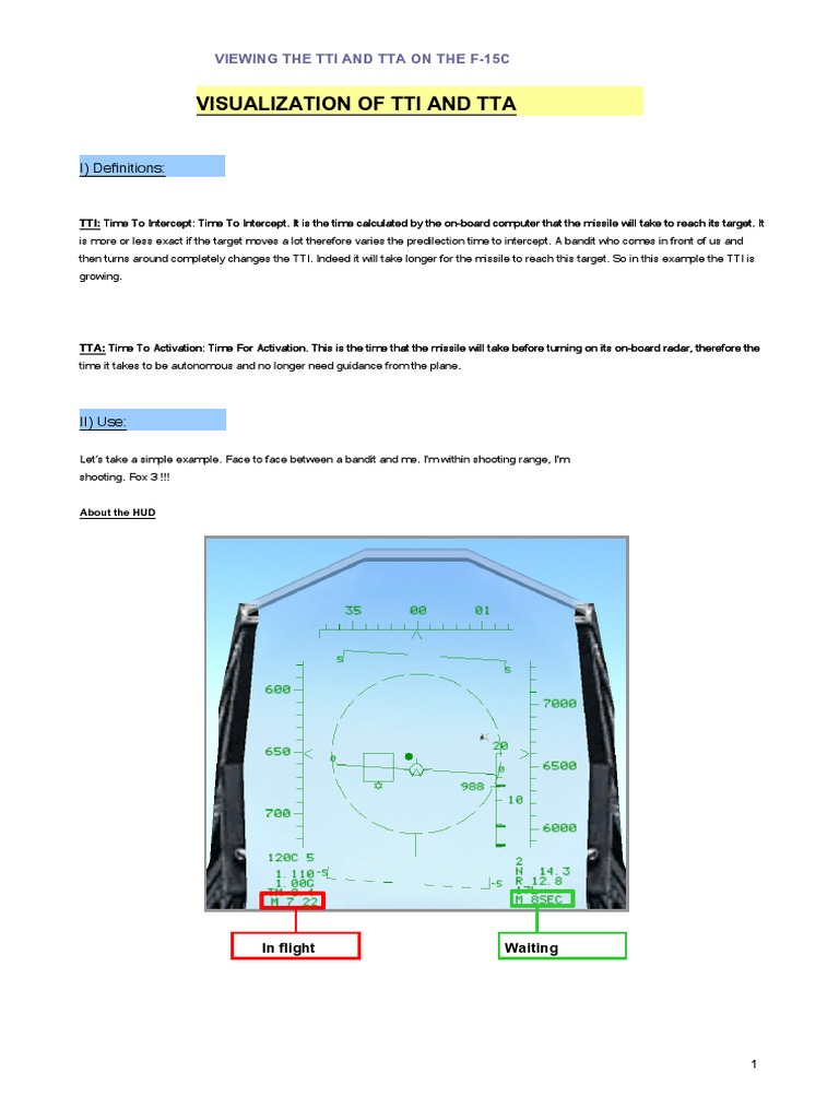 Visualization of Tti and Tta: I) Definitions | PDF | Missile | Missile ...