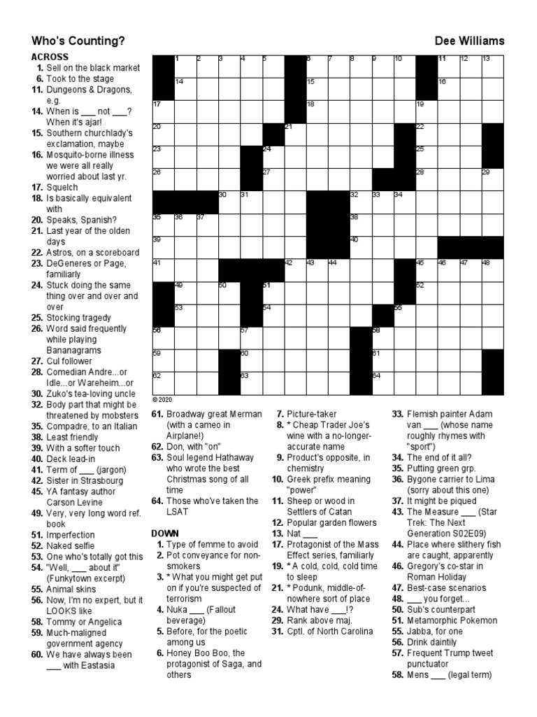 1 - Who's Counting | PDF