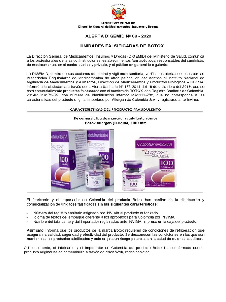 Alerta 08-20 | PDF | Medicamentos con receta | Farmacéutico