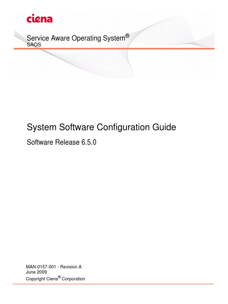 System Software Configuration Guide: Service Aware Operating System ...