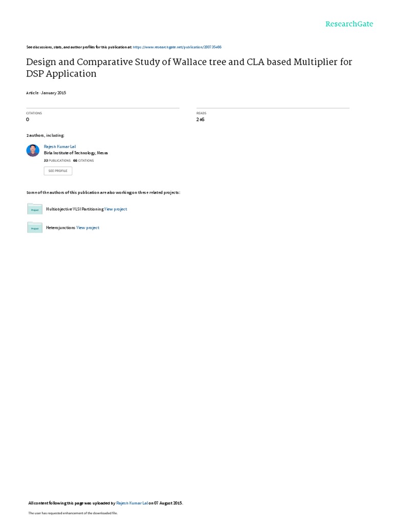 Ece Project Abstract Pdf Pdf Field Programmable Gate Array Digital Signal Processing