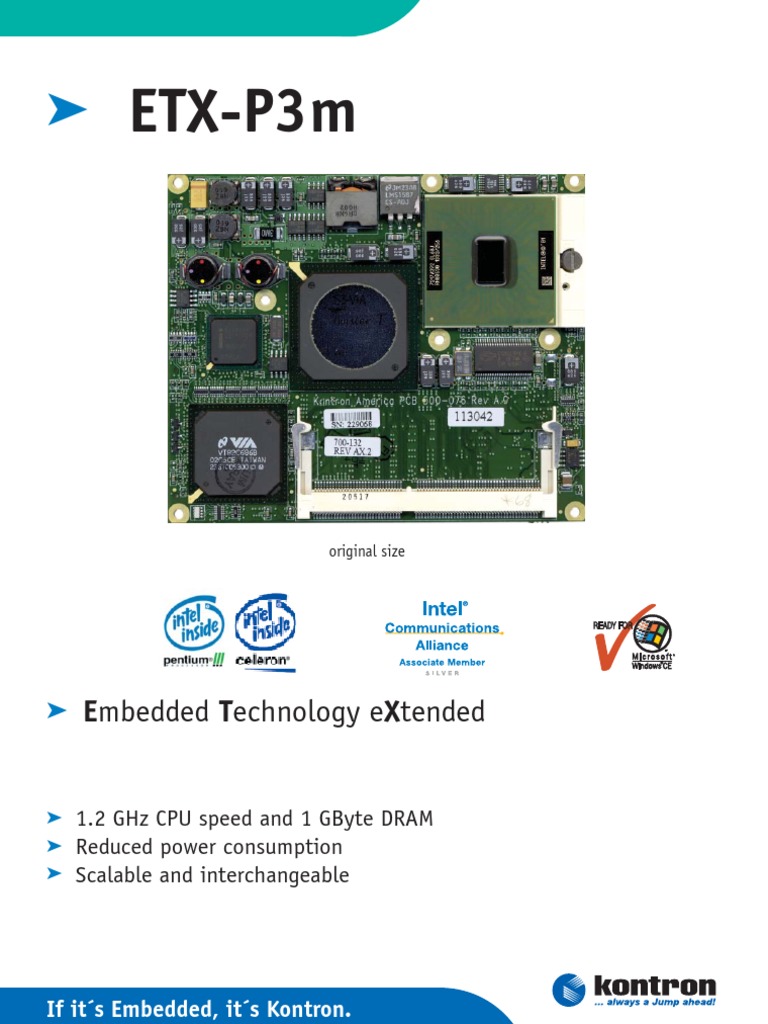 Etx-P3M: Embedded Technology Extended | PDF | Embedded System | Central Processing Unit