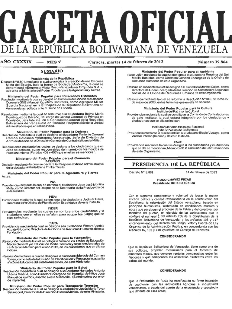 Gaceta Rasda PDF | PDF