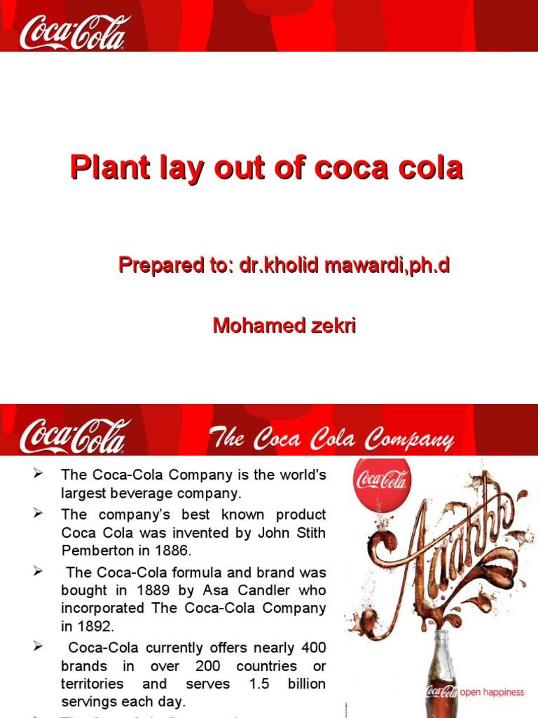 Coca Cola Plant Layout PDF | PDF | Coca Cola | The Coca Cola Company