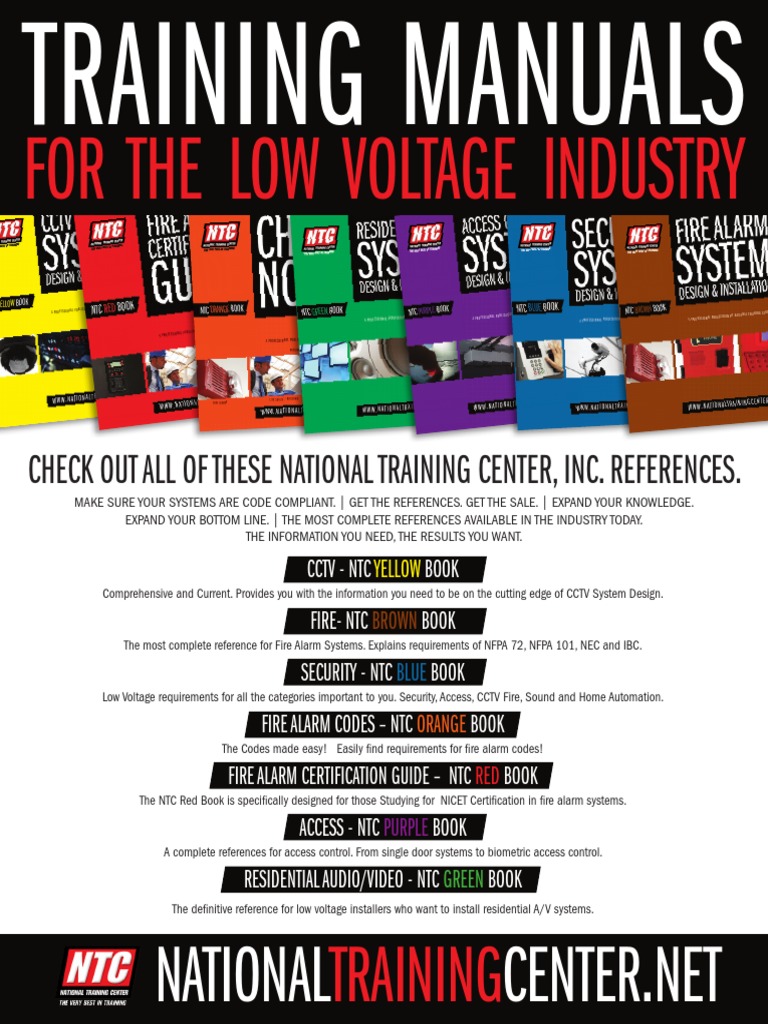 NTC Training Manuals for Low Voltage Systems | PDF