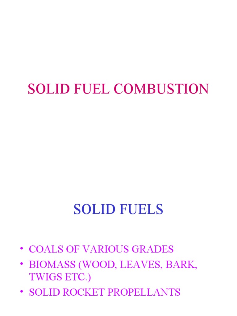 Solid Fuel Combustion | PDF | Rocket Propellant | Combustion