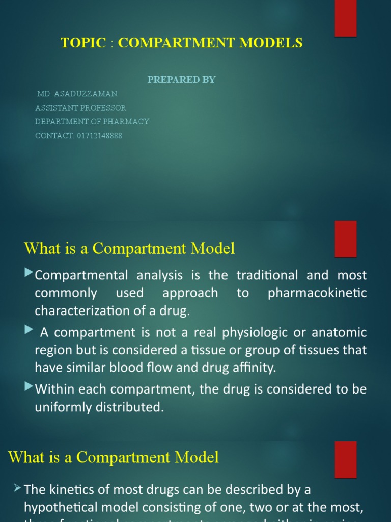 Topic: Compartment Models: Prepared by | Download Free PDF ...