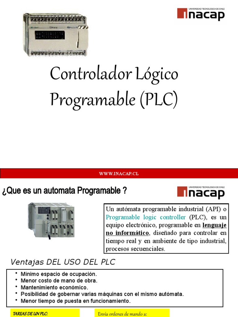Introducción al Controlador Lógico Programable | PDF | Controlador ...