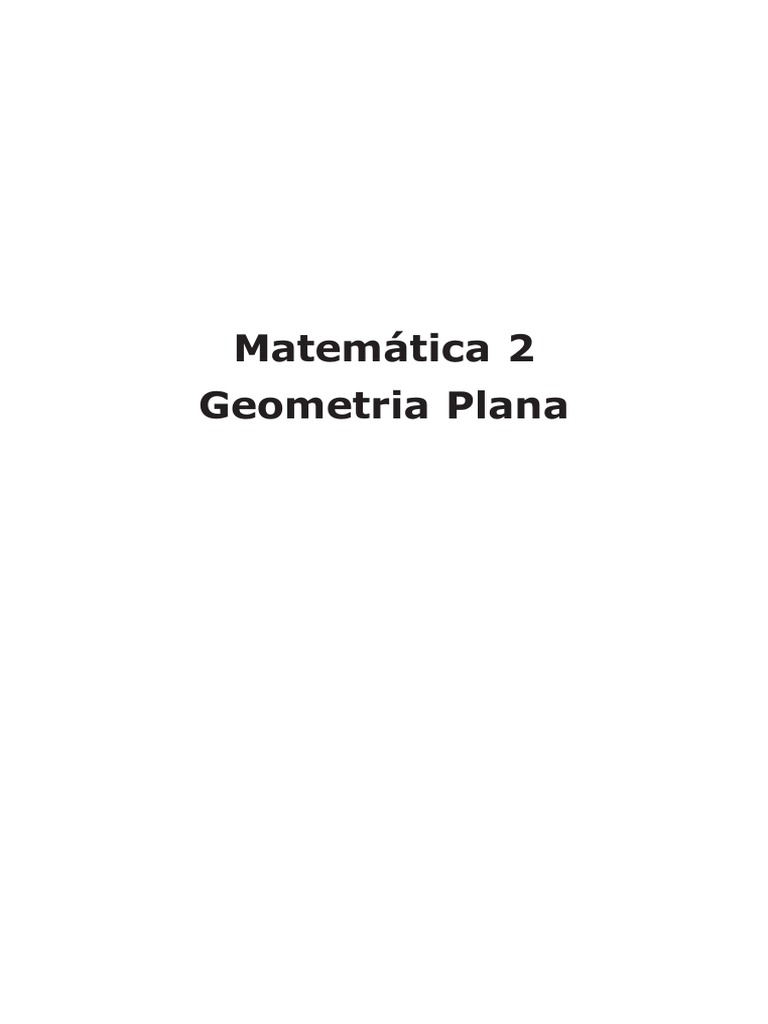 Mat02 - GEOMETRIA PLANA 1 PDF | PDF | Triângulo | Ângulo